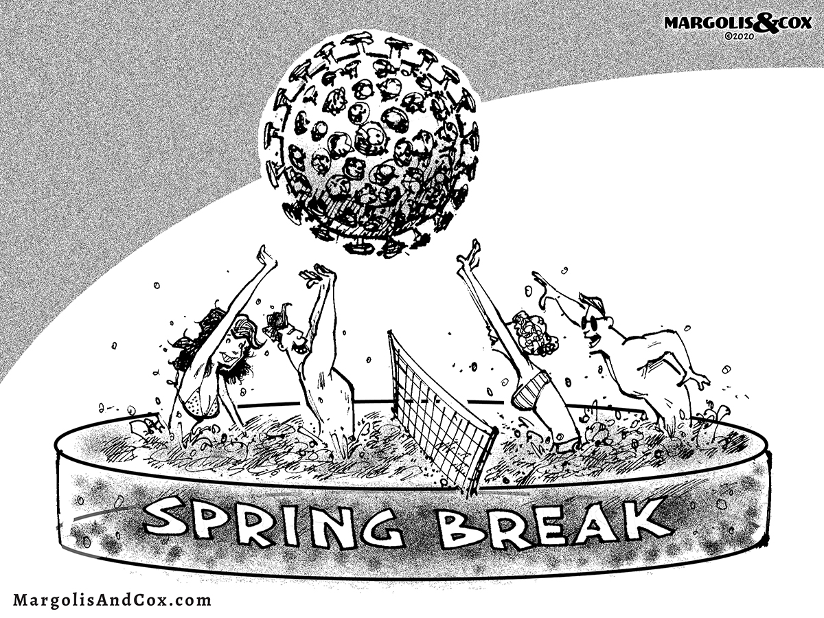 Spring Break – Margolis & Cox Editorial Cartoons