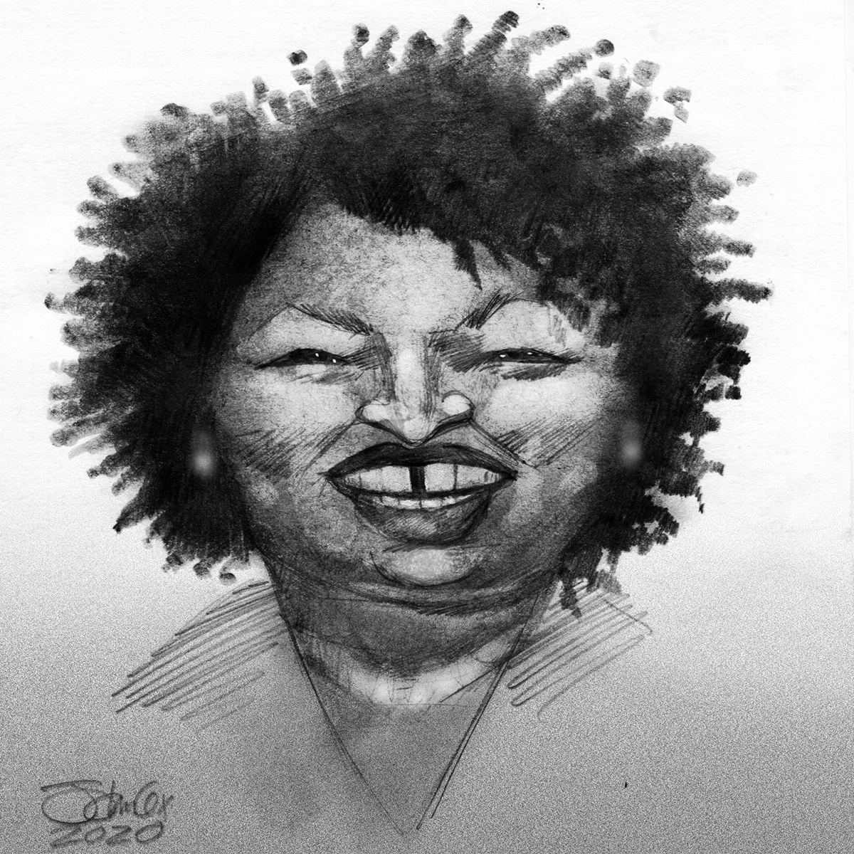 In The News: Stacey Abrams – Margolis & Cox Editorial Cartoons