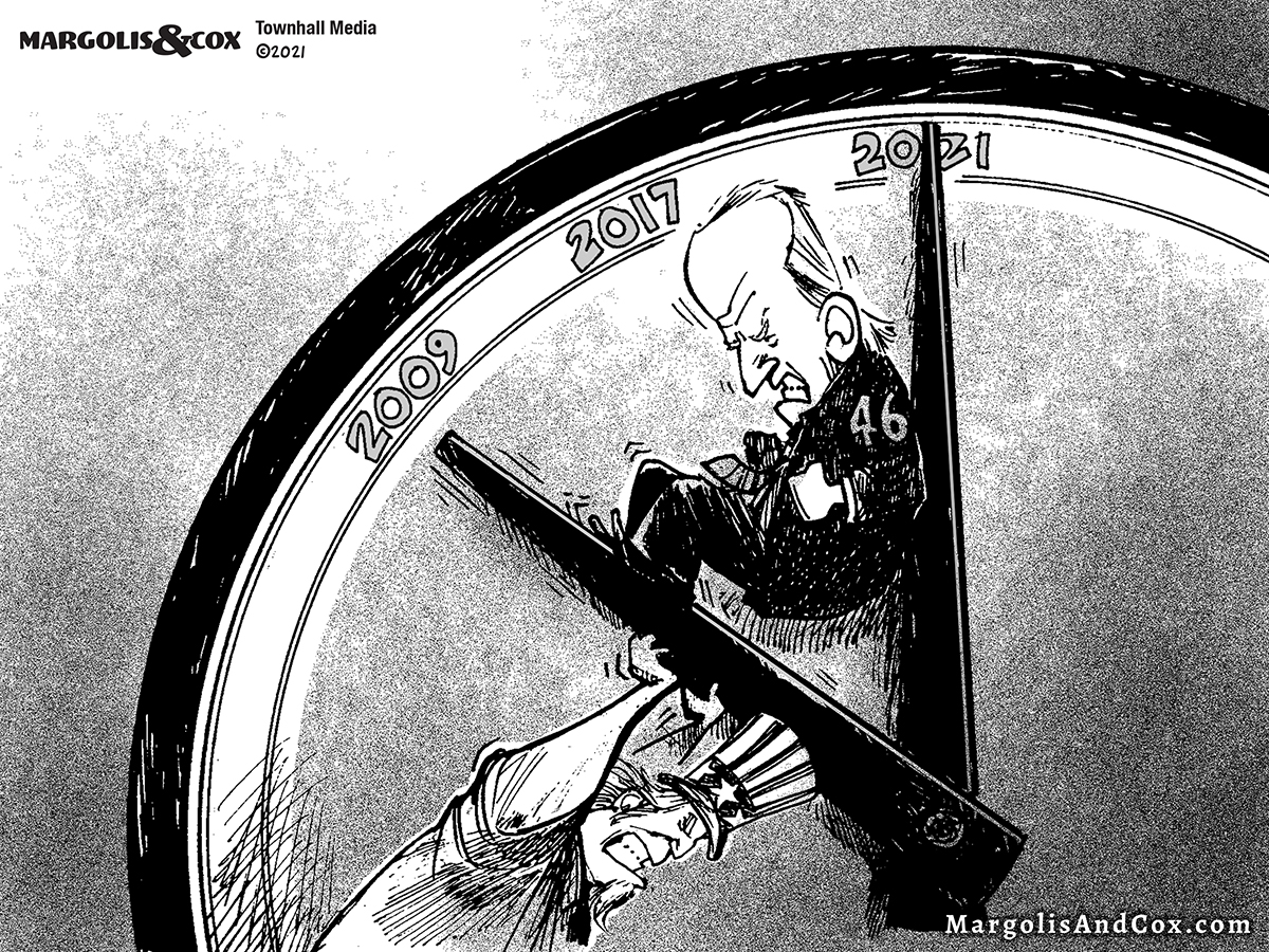 Turning Back Time – Margolis & Cox Editorial Cartoons