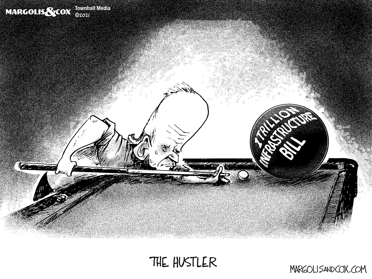 The Hustler – Margolis & Cox Editorial Cartoons